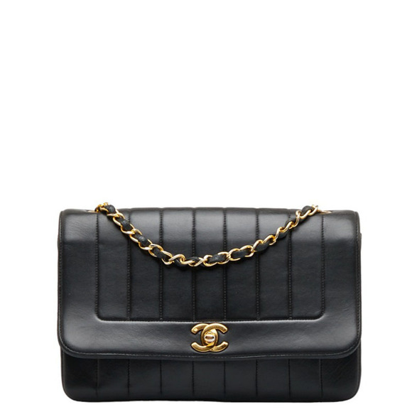 CHANEL | Bags | Authentic Chanel Mademoiselle Vertical Border Flap ...